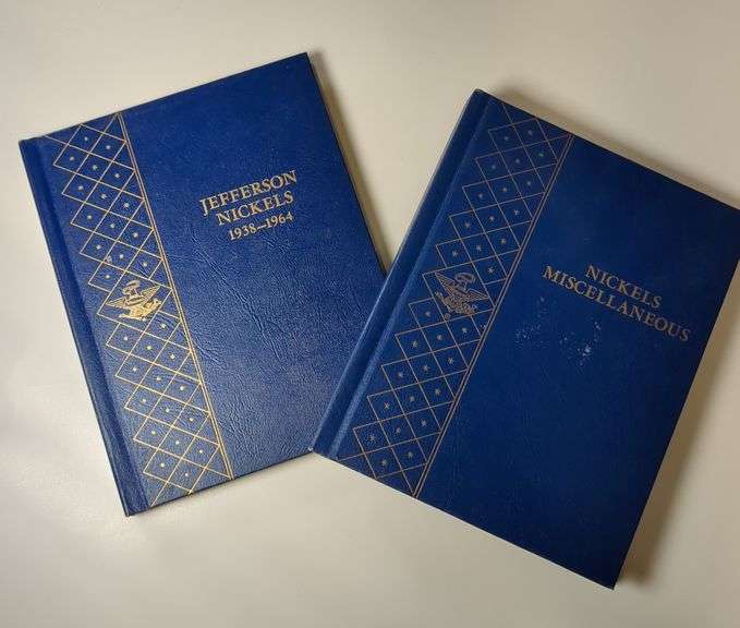 168 Nickel Coins in 2 Books from 1938 - 1967 - H.K. Keller