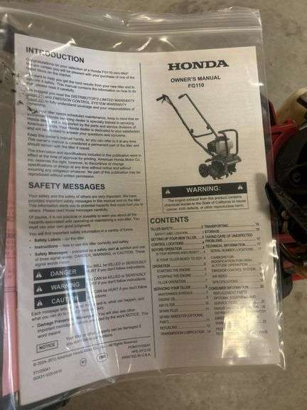 Honda FG110 Edger - H.K. Keller