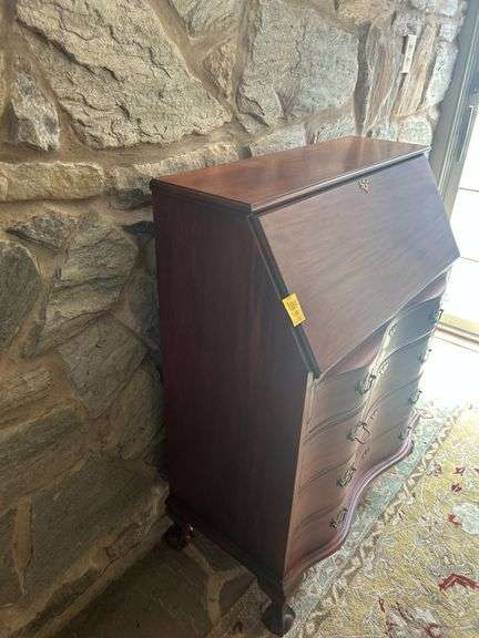 Vintage Wooden Secretary Desk - H.K. Keller