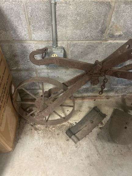 Antique Single Blade Plow - H.K. Keller