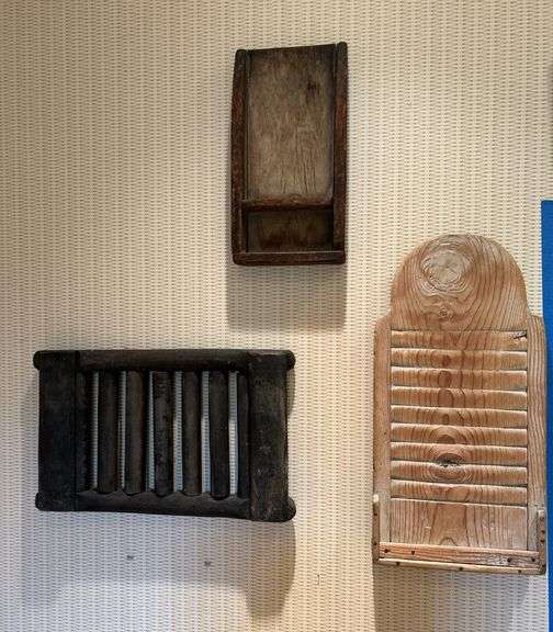 Primitive Antique Washing Items - H.K. Keller