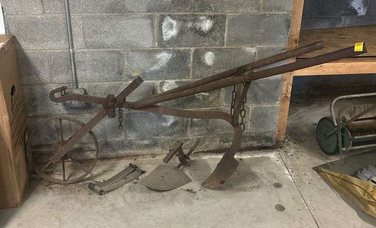 Antique Single Blade Plow - H.K. Keller