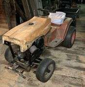 Jacobsen GT 12 Lawn Tractor and Craftsman Dumping Trailer - H.K. Keller