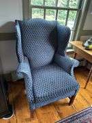 Colonial Style Wingback Chair - H.K. Keller