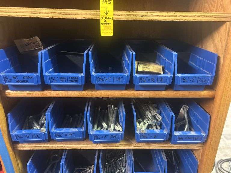 Assorted Hardware, Fasteners, Blue Bins and More - H.K. Keller