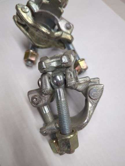 6 Cheeseboro Pipe Clamps - H.K. Keller