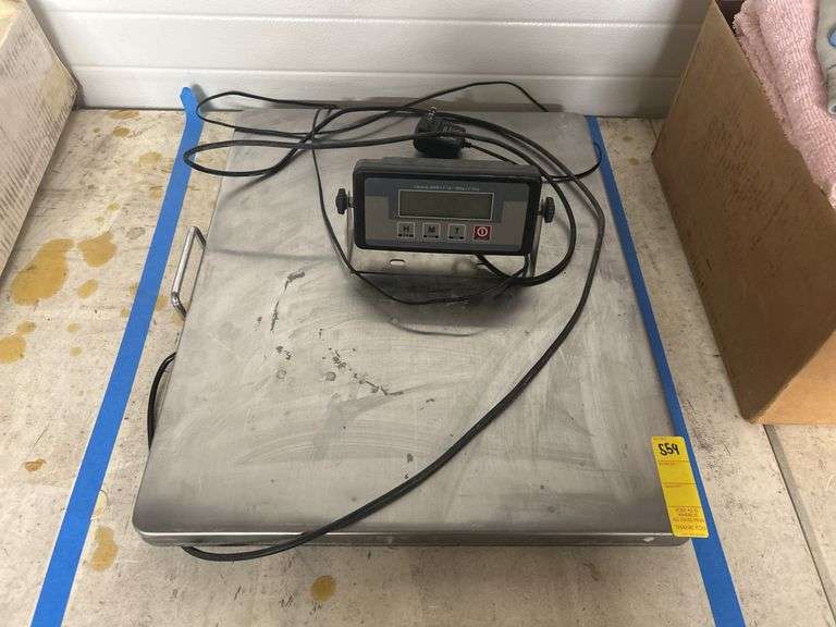 400lb x 0.1 lb Electronic Scale - H.K. Keller