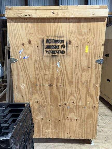 Large Rolling Wooden Storage Container - H.K. Keller