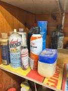 Assorted Chemicals in Cabinet - H.K. Keller