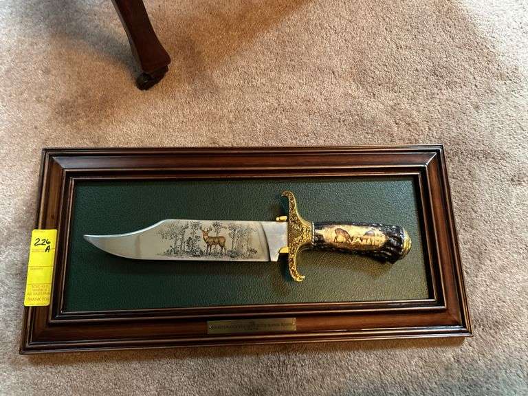 The Sportsman’s 10-Point Buck Bowie Knife by Rick Fields - H.K. Keller