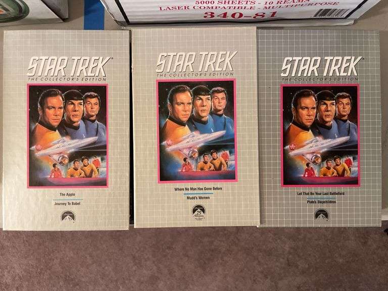 Star Trek VHS tapes - H.K. Keller