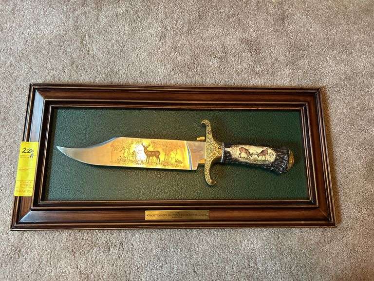 The Sportsman’s 10-Point Buck Bowie Knife by Rick Fields - H.K. Keller