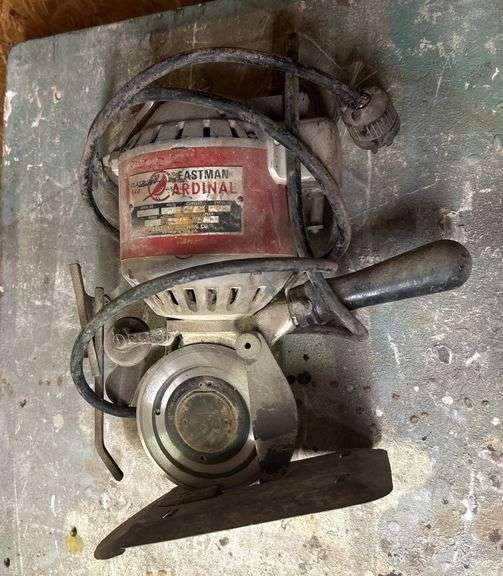 Eastman Cardinal Round Knife Cloth Cutting Machine - H.K. Keller