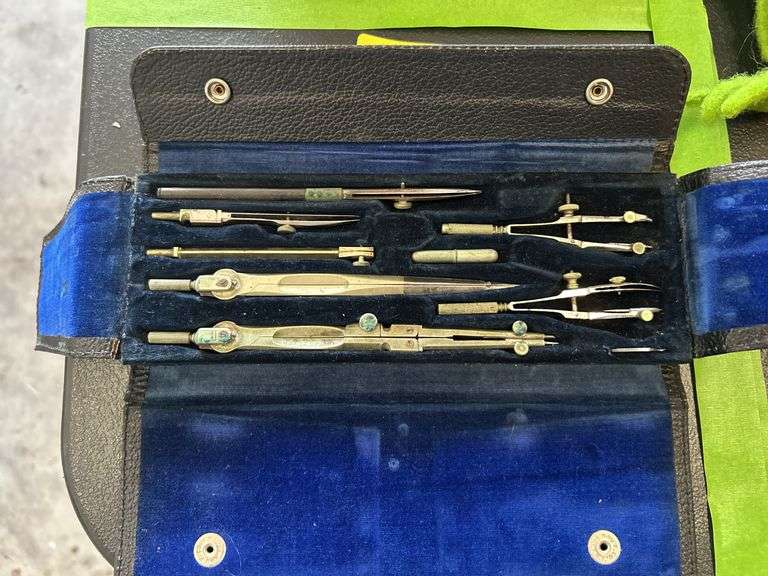 VTG Tesco Drafting Tools in Case Technical Supply Co. Scranton PA Made ...