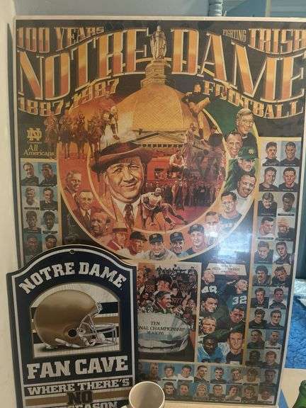 Assortment of Notre Dame Memorabilia - H.K. Keller