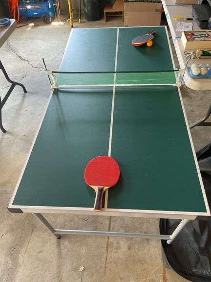 Mini Table Tennis Table with Paddles and Balls - H.K. Keller
