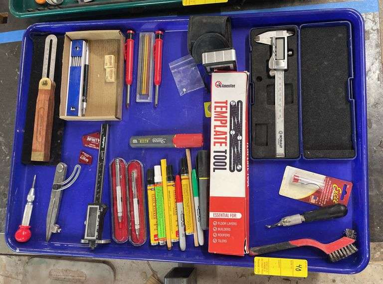 Assorted Layout and Measuring Tools - H.K. Keller