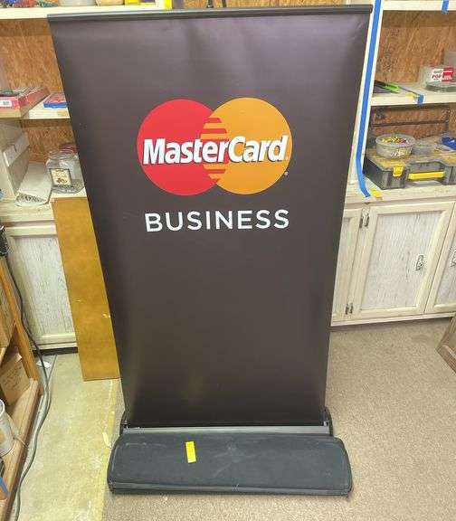 MasterCard Business Roll Up Display - H.K. Keller