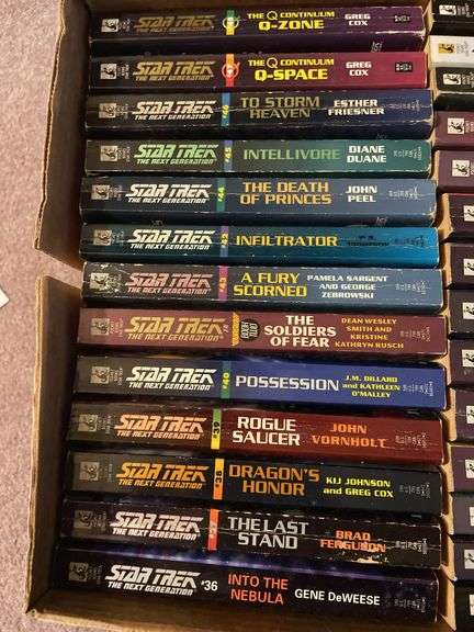 Collection of Star Trek books - H.K. Keller