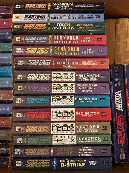 Collection of Star Trek books - H.K. Keller