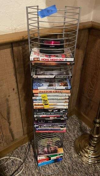 DVD Tower and Contents - H.K. Keller