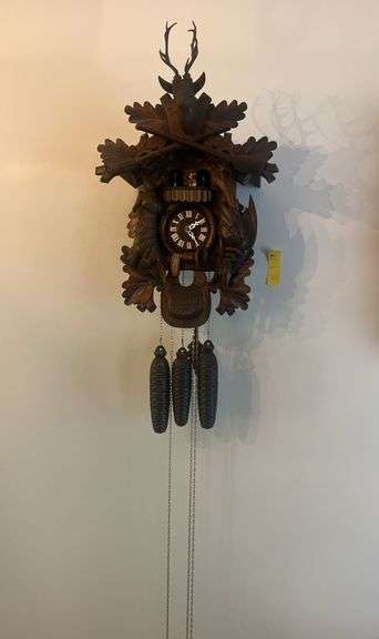 Hunter Theme Ornate Cuckoo Clock - H.K. Keller