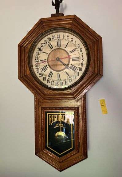 Wall Clock by Regulator - H.K. Keller