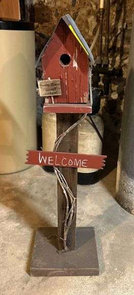 Decorative Standing Birdhouse - H.K. Keller