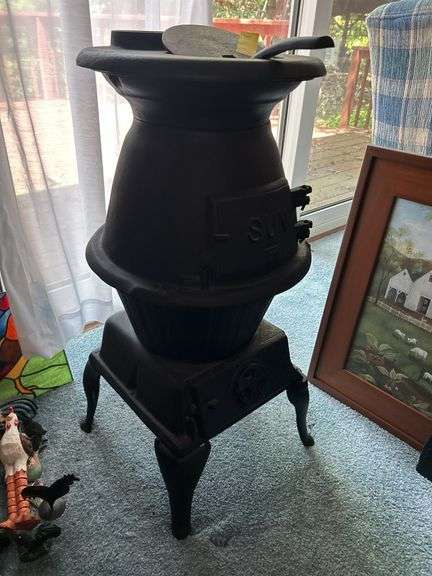 Cast Iron Pot Belly Stove - H.K. Keller