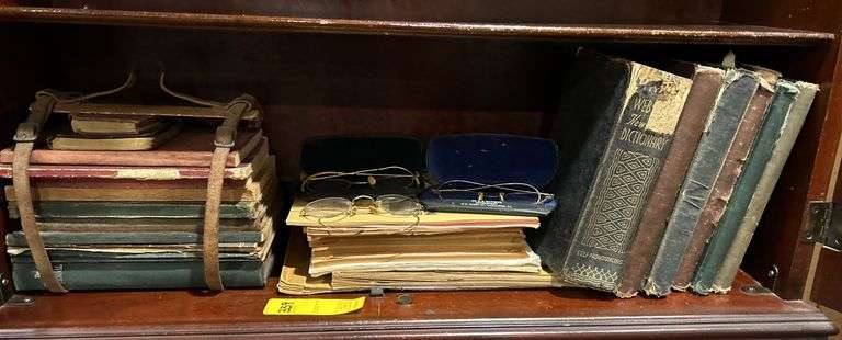 Antique Books, Leather Strap Book Holder and More - H.K. Keller