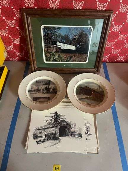 Covered Bridge Plates and Pictures - H.K. Keller