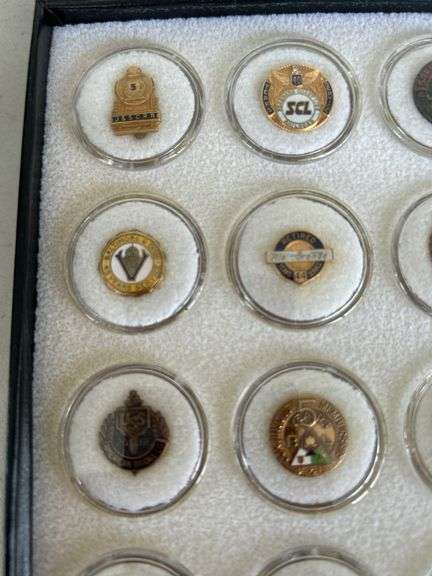 Collection of Vintage Lapel Pins - H.K. Keller