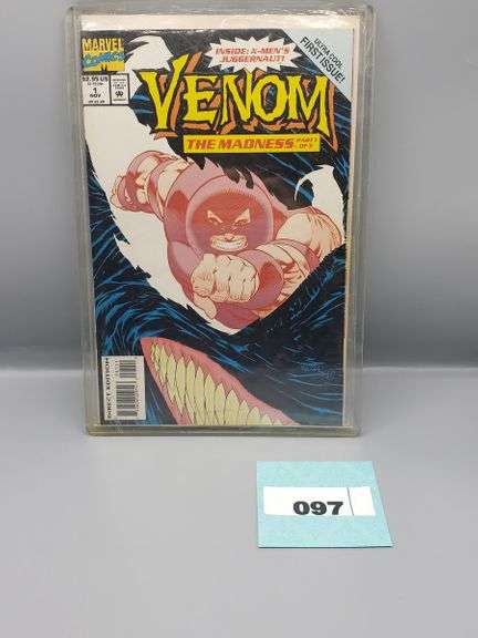 MARVEL COMICS FIRST ISSUE VENOM THE MADNESS PART 1 OF 3 COMIC BOOK ...
