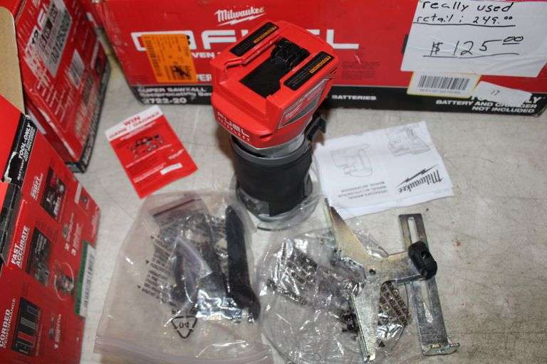 MILWAUKEE M18 FUEL 1.25 HP CORDLESS COMPACT ROUTER 18 VOLT 31000 ...
