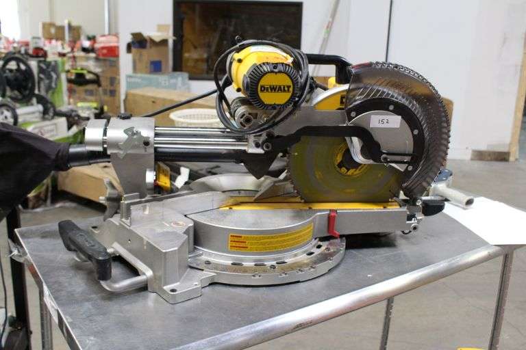 DEWALT DWS780 12-Inch Double Bevel Sliding Compound Miter Saw - Dallas Online Auction Company