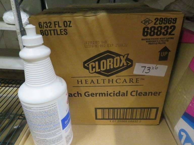 CLOROX HEALTHCARE BLEACH GERMICIDAL CLEANER 6CT - Dallas Online Auction ...