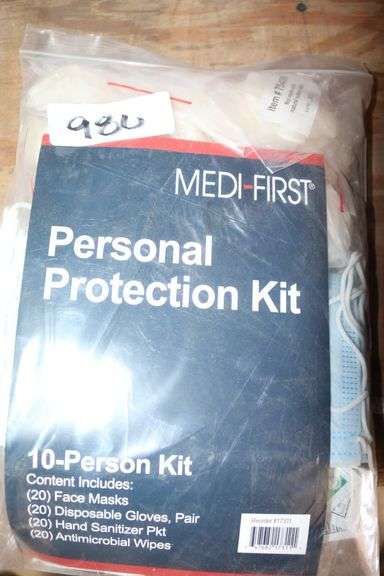 MEDI FIRST PERSONAL PROTECTION KIT 10 PERSON KIT - Dallas Online ...