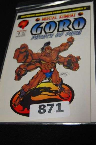 MALIBU COMICS MORTAL KOMBAT GORO PRINCE OF PAIN ISSUE NUMBER ONE ...
