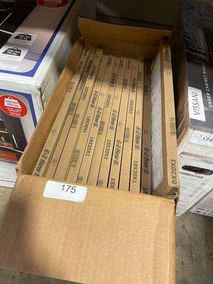 EZ Flow II 18" x20" x 1" Air Filters - Dallas Online Auction Company