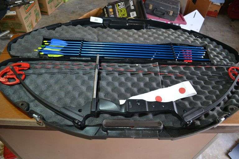 GENESIS TRAINING COMPOUND BOW & ARROW COMBINATION SET WITH PILLARLOCK ...