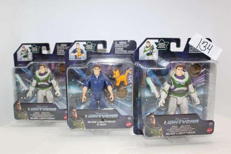 MATTEL DISNEY PIXAR LIGHTYEAR SPACE RANGER ALPHA FIGURE WITH LASER ...