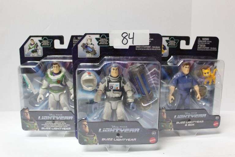 MATTEL DISNEY PIXAR LIGHTYEAR SPACE RANGER ALPHA FIGURE WITH LASER ...