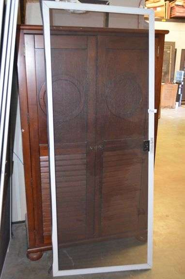 STANDARD CLASSIC WHITE FRAMED SCREEN DOOR FOR SLIDING PATIOS DOORS - 31 ...