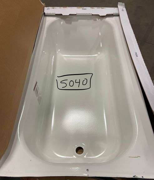 [Retail: $399.99] - Mansfield Pro-Fit Cast 30-in W x 60-in L White ...