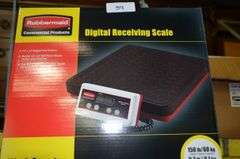 RUBBERMAID DIGITAL RECEIVING SCALE 150LB - Dallas Online Auction Company
