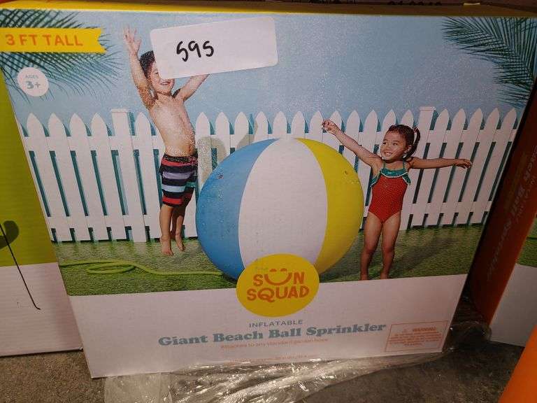 [Retail: $20.0] - Jumbo Beach Ball Sprinkler - Sun Squad™ - Dallas ...