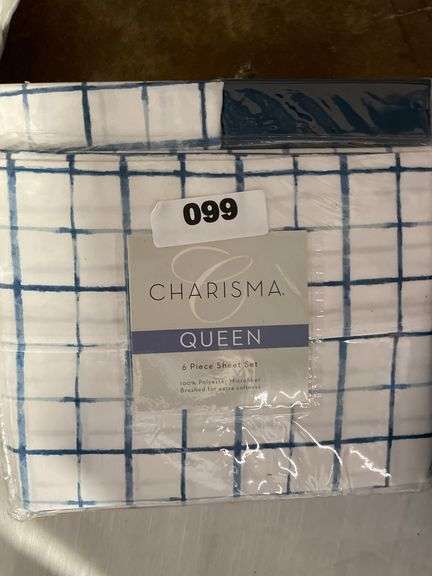 CHARISMA QUEEN 6 PIECES SHEET SET - Dallas Online Auction Company