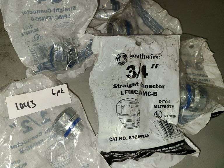 [Retail: $4.48] - (6 Pack)Sigma Electric ProConnex 3/4-in Die Cast Zinc ...