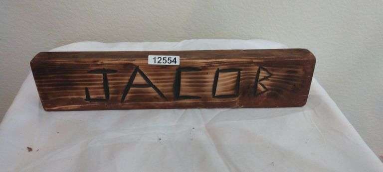 A COOL JACOB SIGN - Dallas Online Auction Company