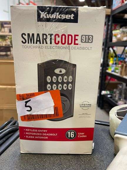 [Retail: $119.0] - Kwikset SmartCode SmartKey Venetian Bronze Single-Cylinder Motorized ...